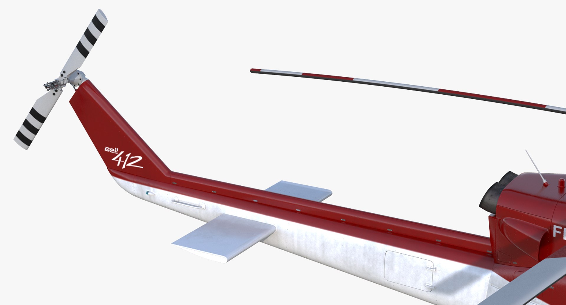Bell 412 medical helicopter 3D model - TurboSquid 1195928