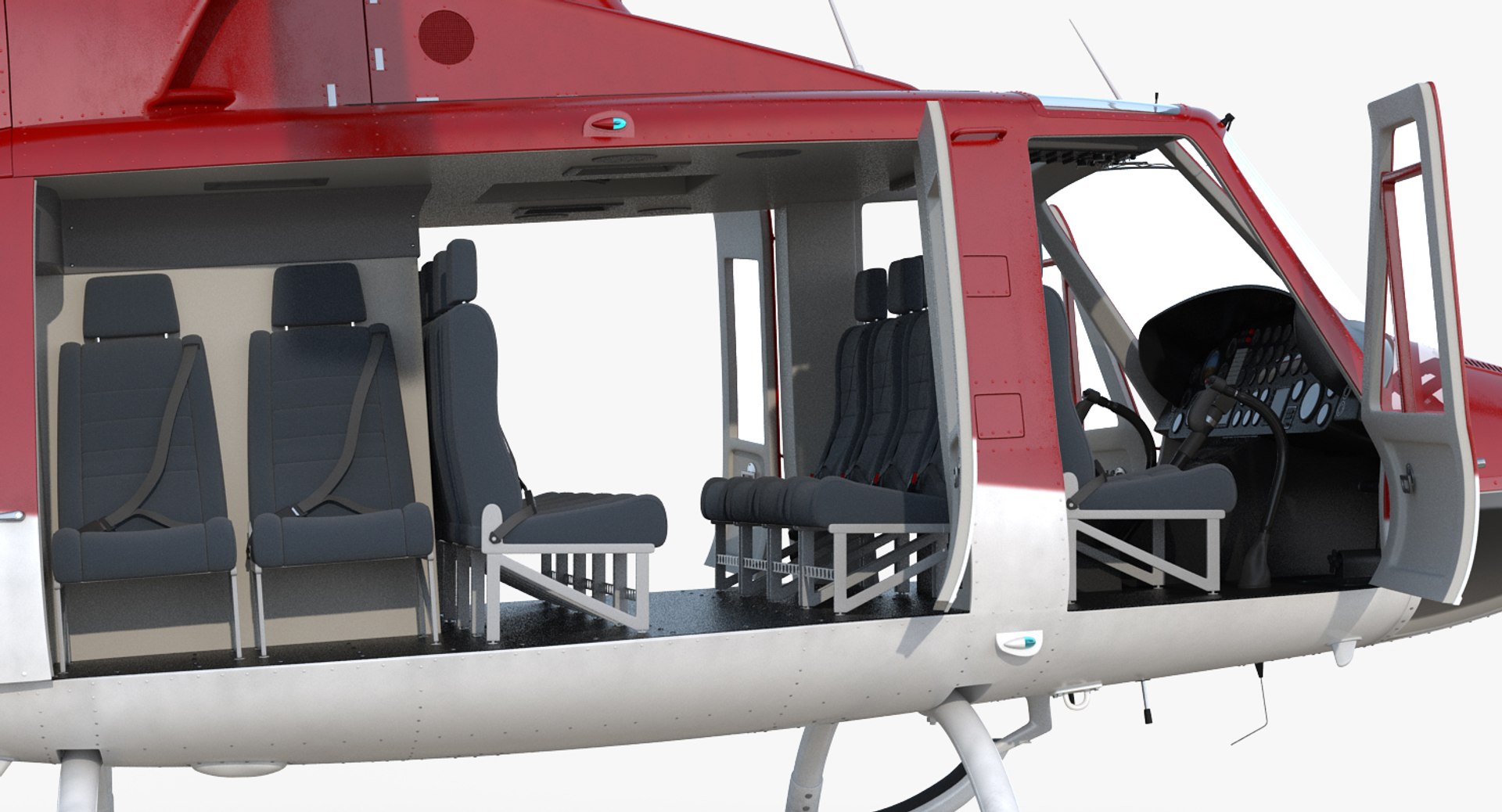 Bell 412 medical helicopter 3D model - TurboSquid 1195928
