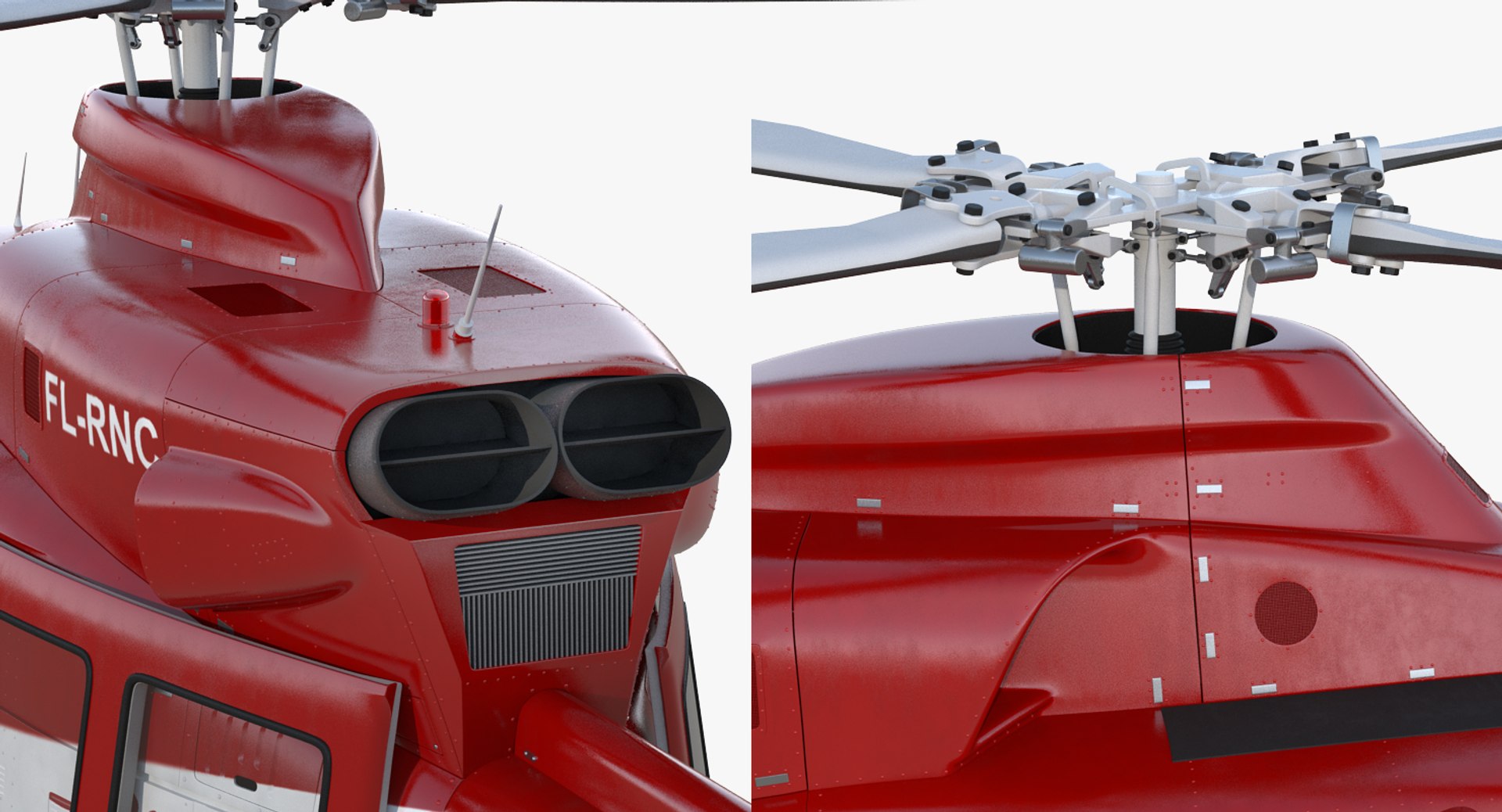 Bell 412 medical helicopter 3D model - TurboSquid 1195928