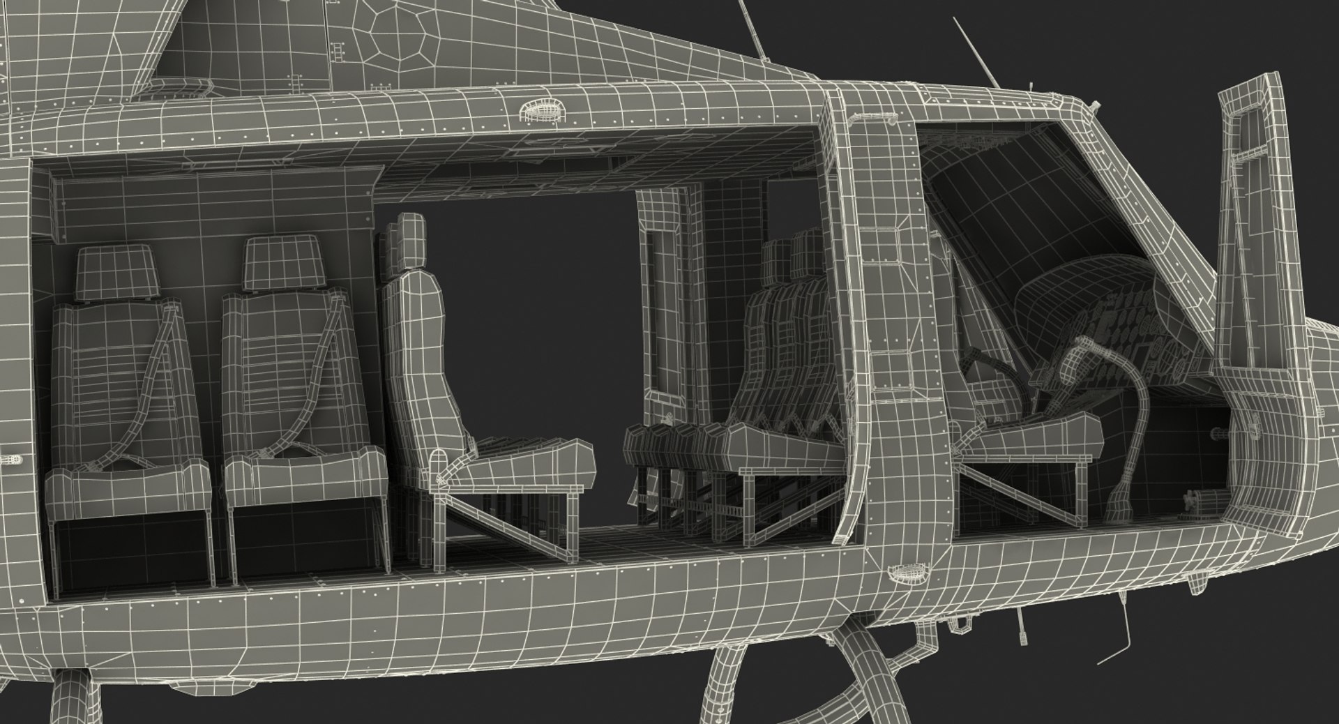 Bell 412 medical helicopter 3D model - TurboSquid 1195928