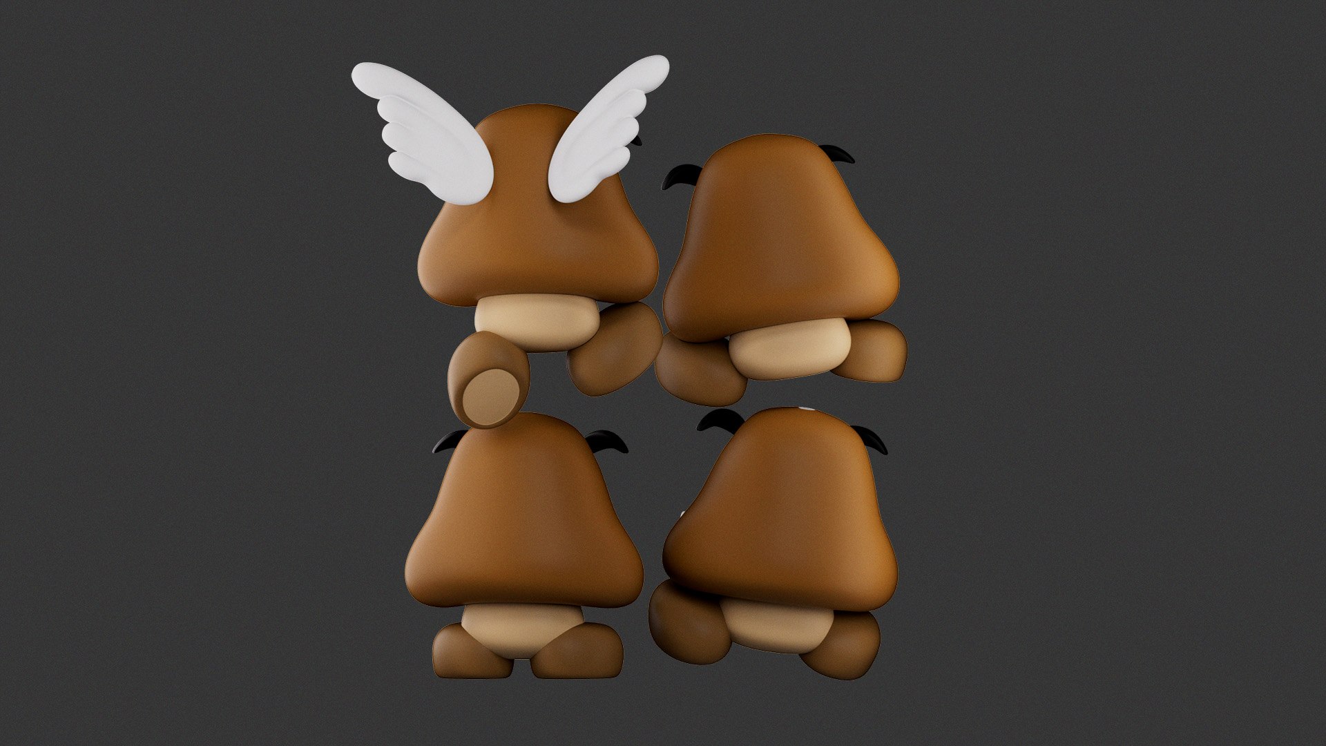 3D Super Mario Goomba Enemy Model - TurboSquid 2193259