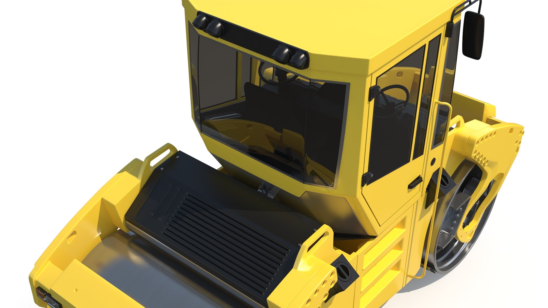 3D Asphalt Roller - TurboSquid 1967020