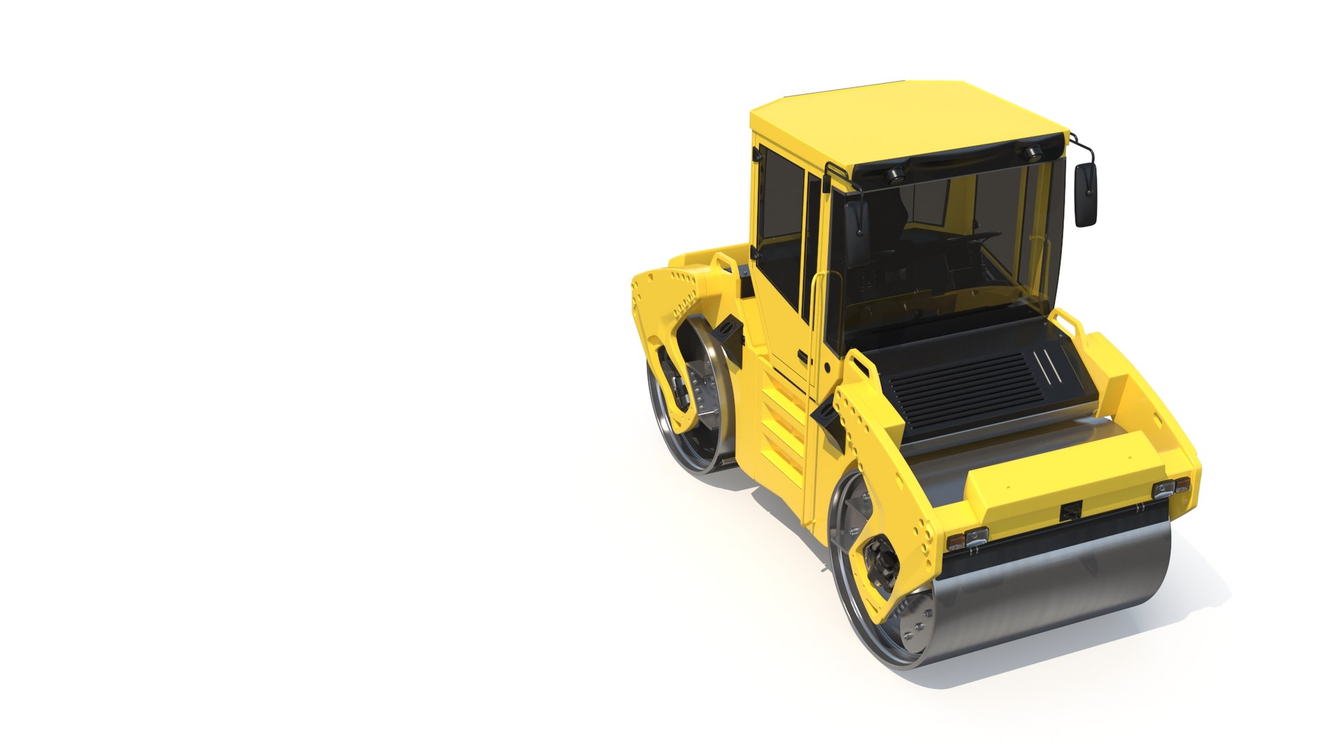 3D Asphalt Roller - TurboSquid 1967020