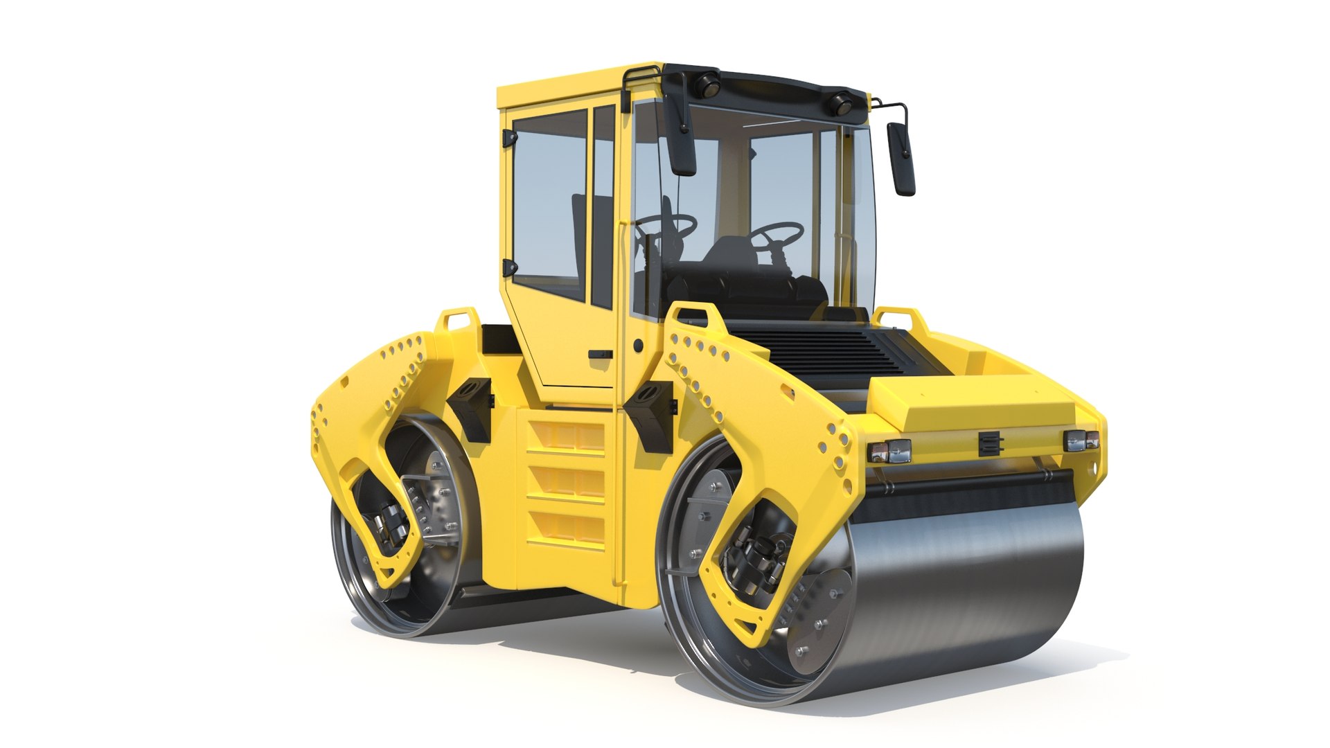 3D Asphalt Roller - TurboSquid 1967020