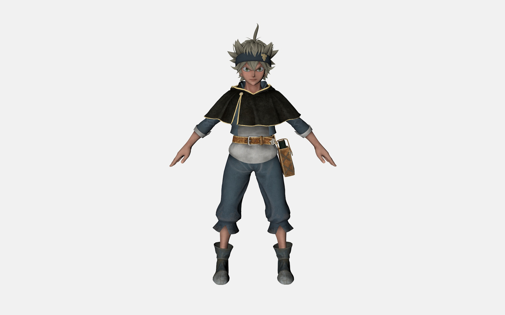 Asta 3d model Rigged - Black Clover Modelo 3D - TurboSquid 1708374