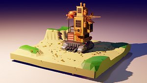 3D model House tree adventure time - TurboSquid 1787413