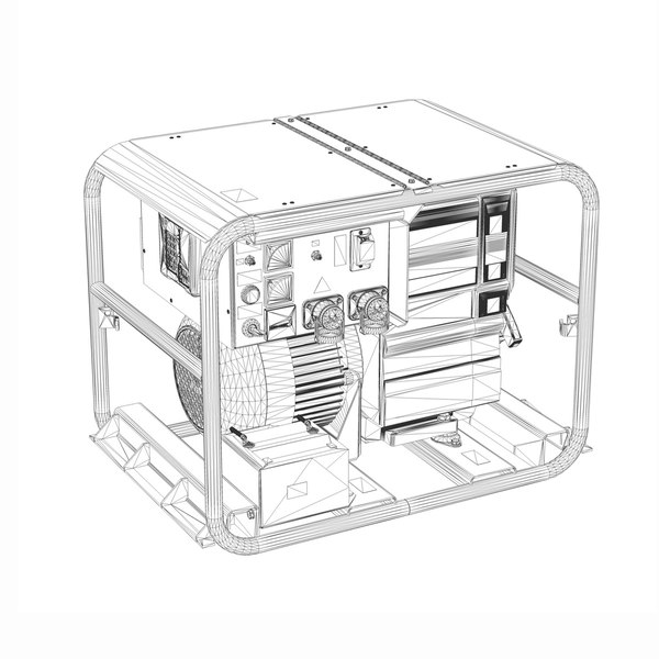 3d generator diesel model