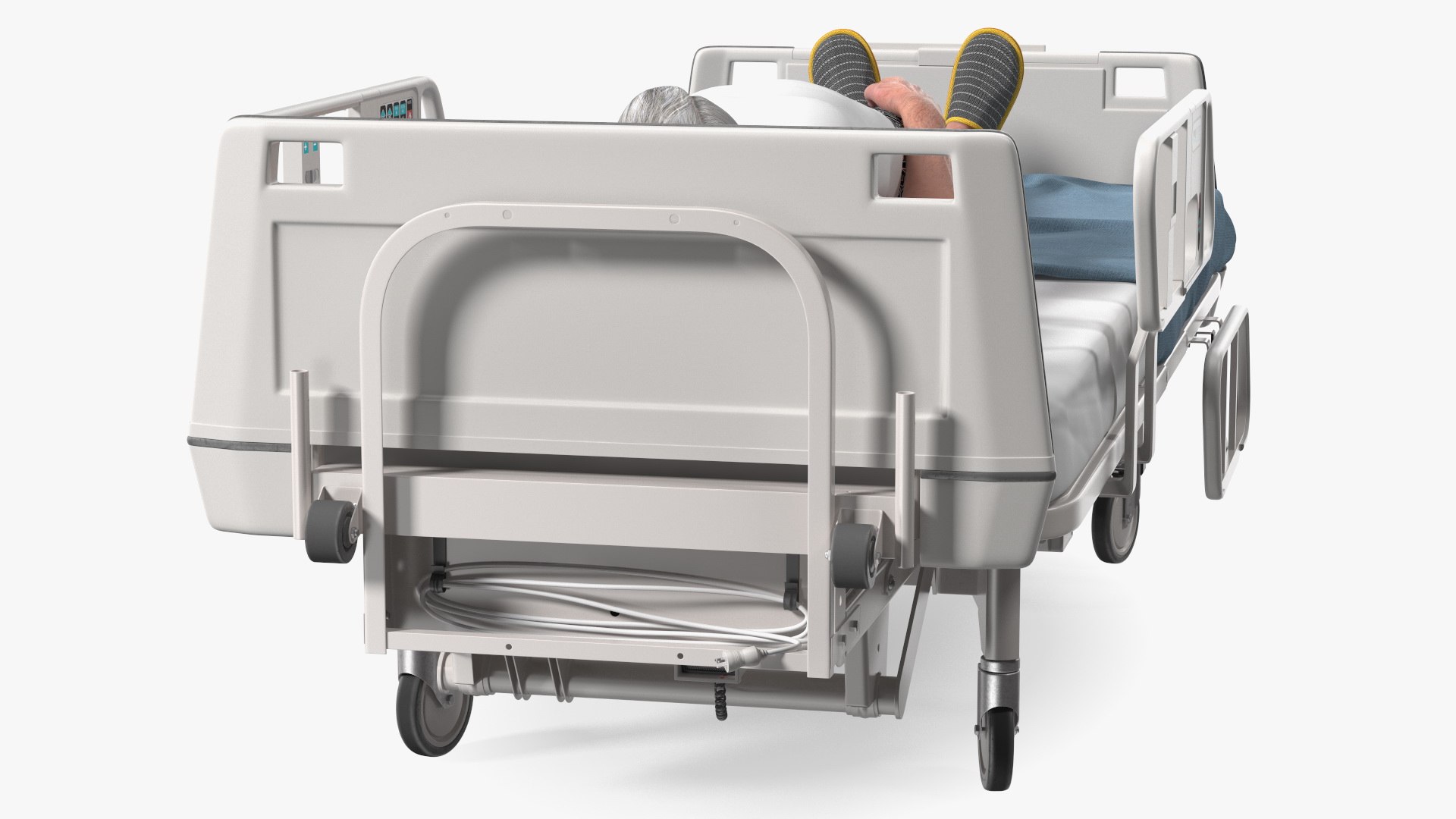 Patient on Hospital Bed 3D model - TurboSquid 1853403