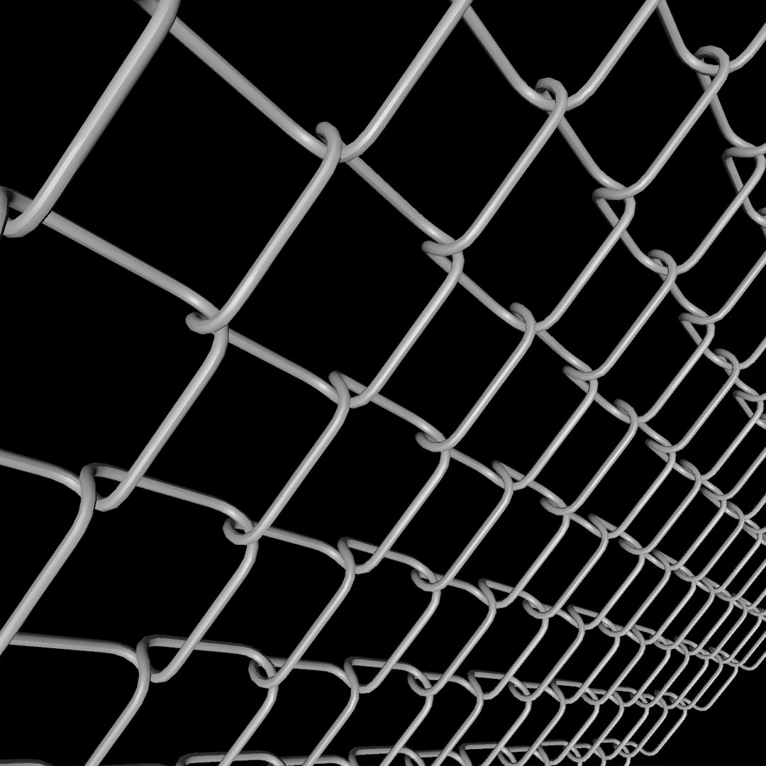 Simple Chain Link Fence 3D Model - TurboSquid 1168443
