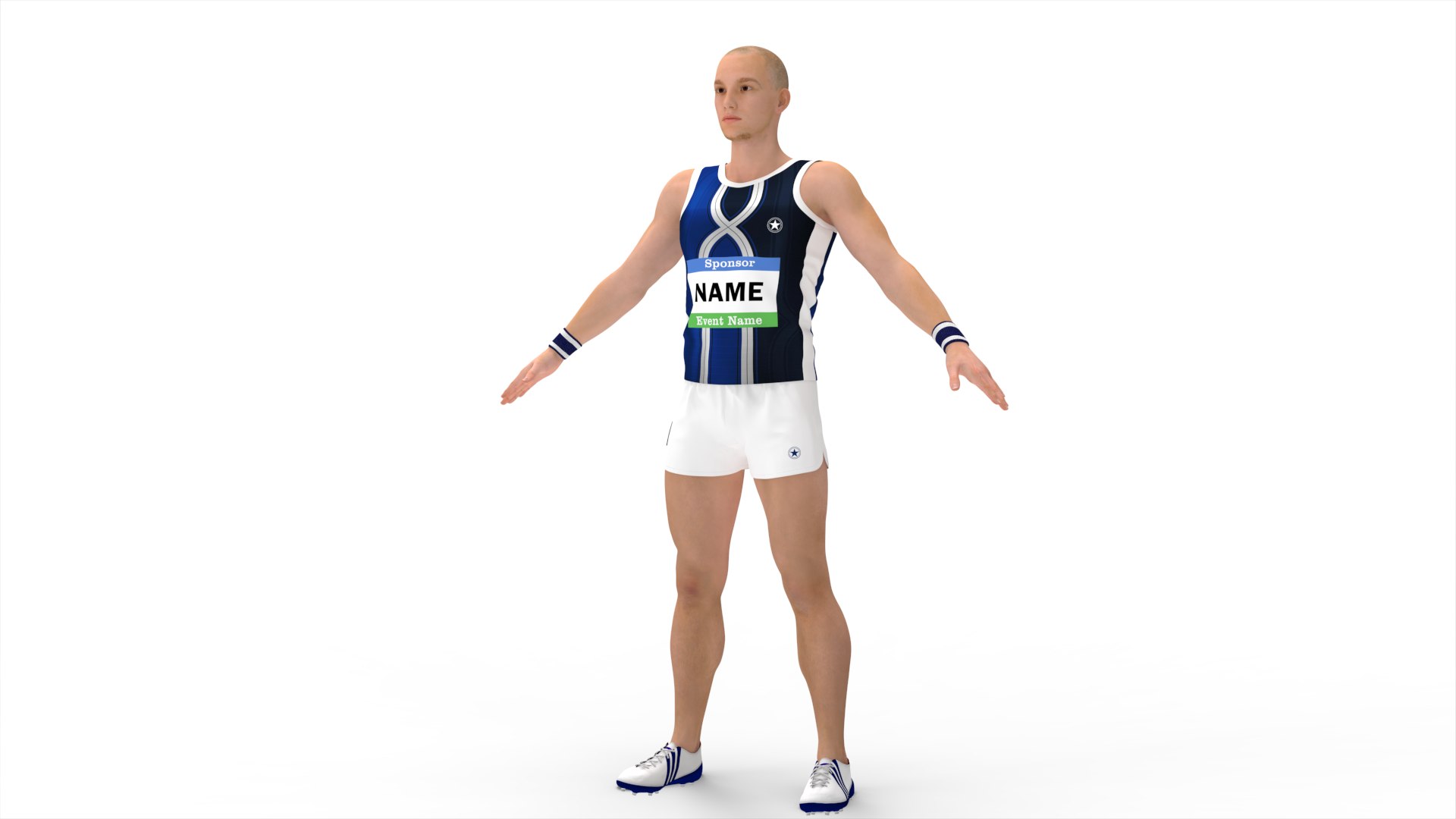 Athlete Runner 3D - TurboSquid 2240773