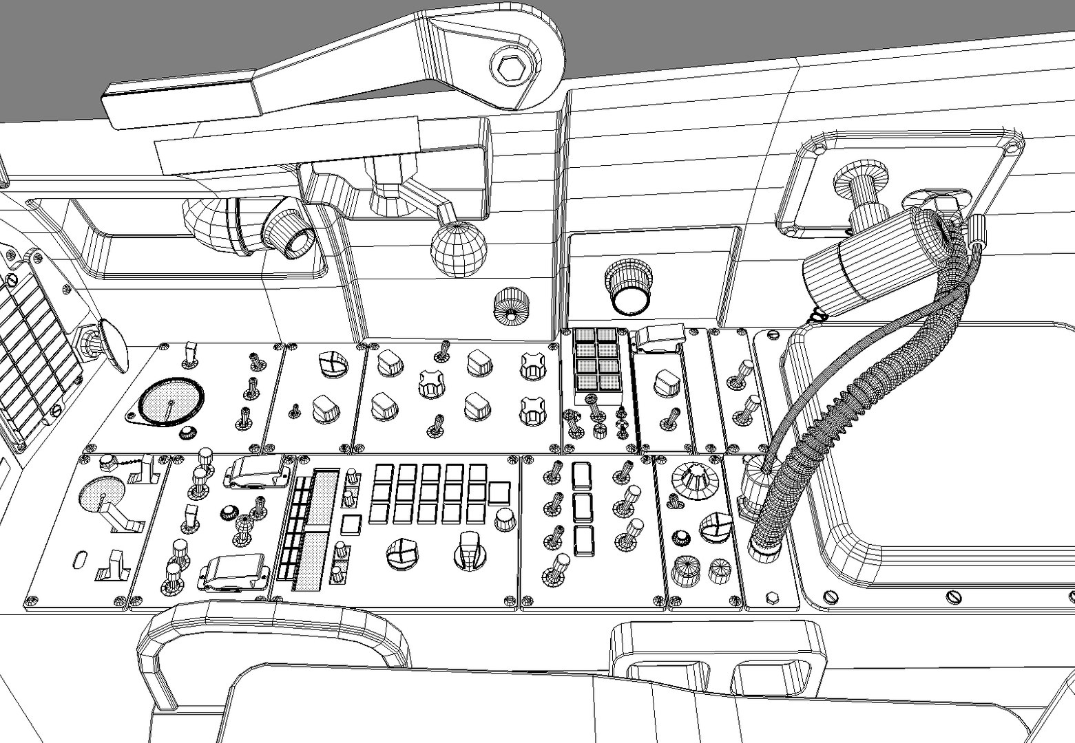 f-15c eagle cockpit f-15 3d model