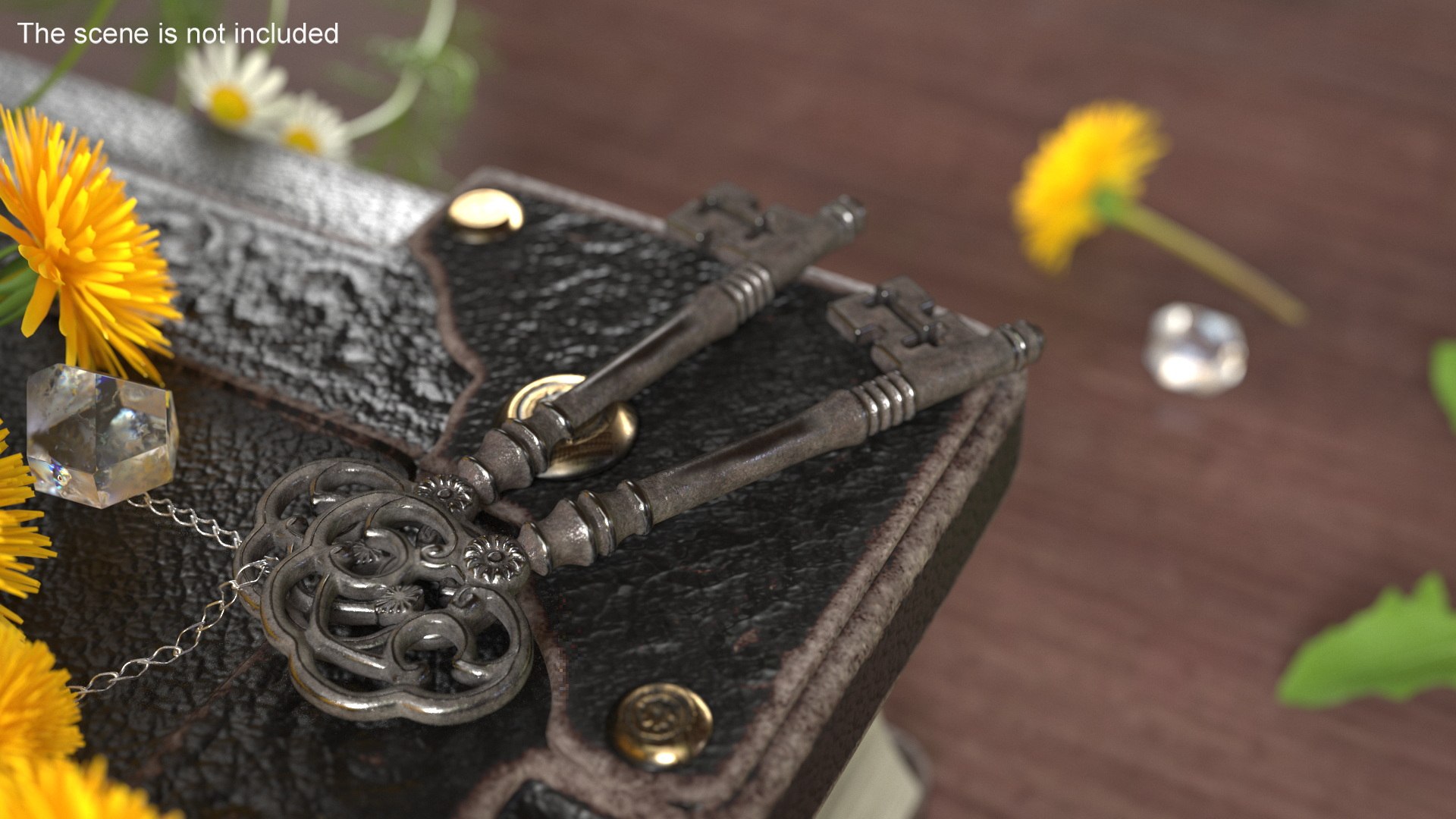 Antique Ornate Skeleton Key Steel Model - TurboSquid 2243533