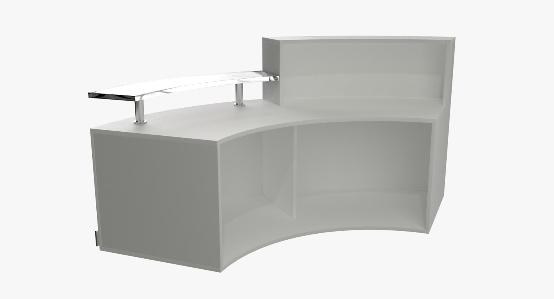 3D Reception Desk - TurboSquid 1303318