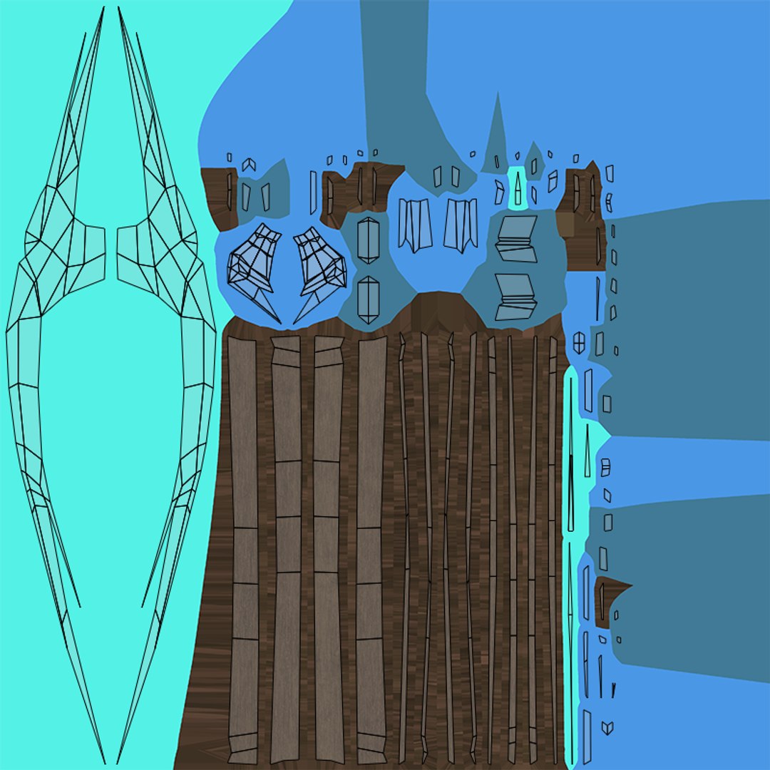 3D Fantasy Scythe Model - TurboSquid 2238166