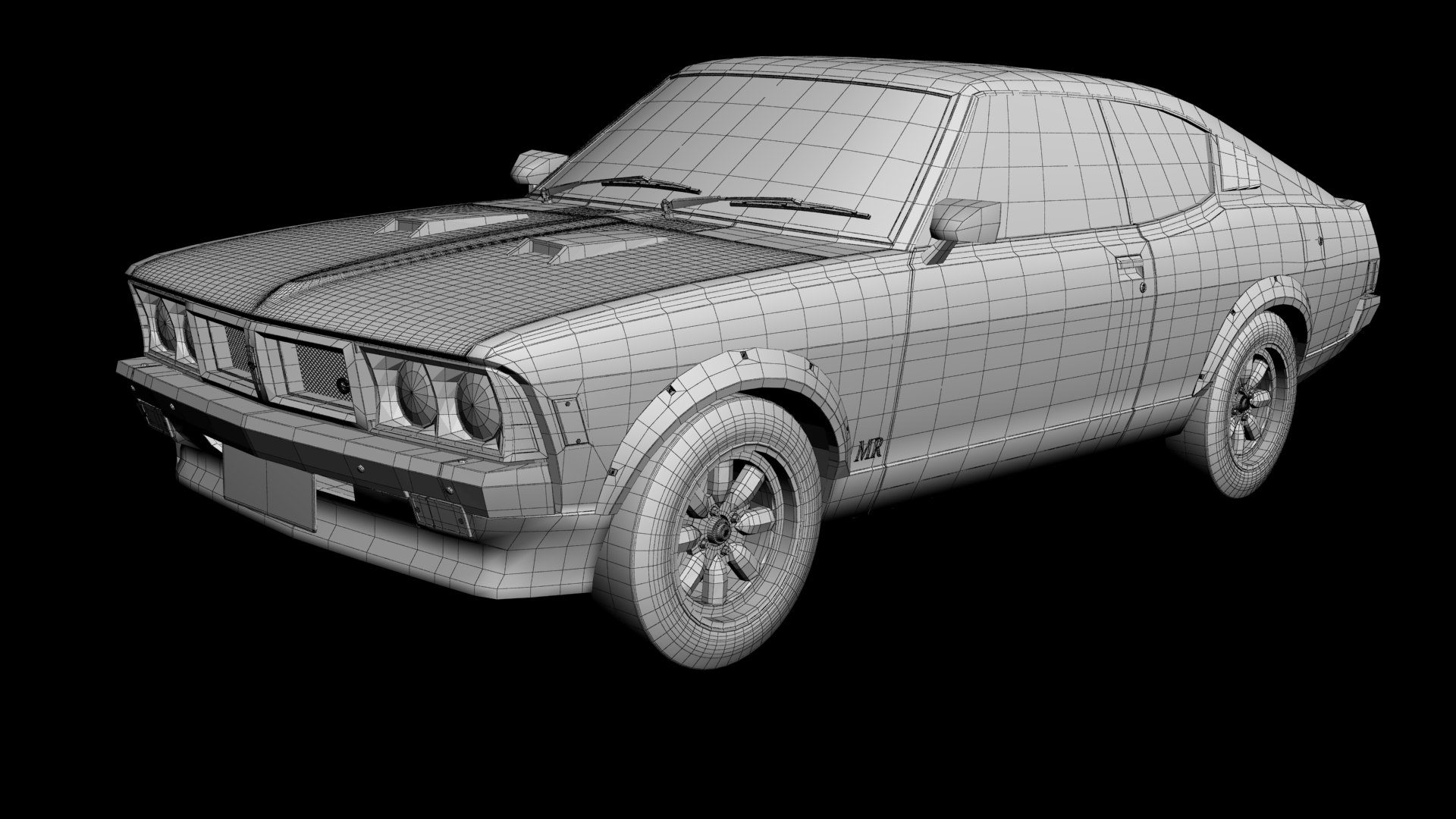 3D Mitsubishi Colt Galant GTO MR - TurboSquid 2219343