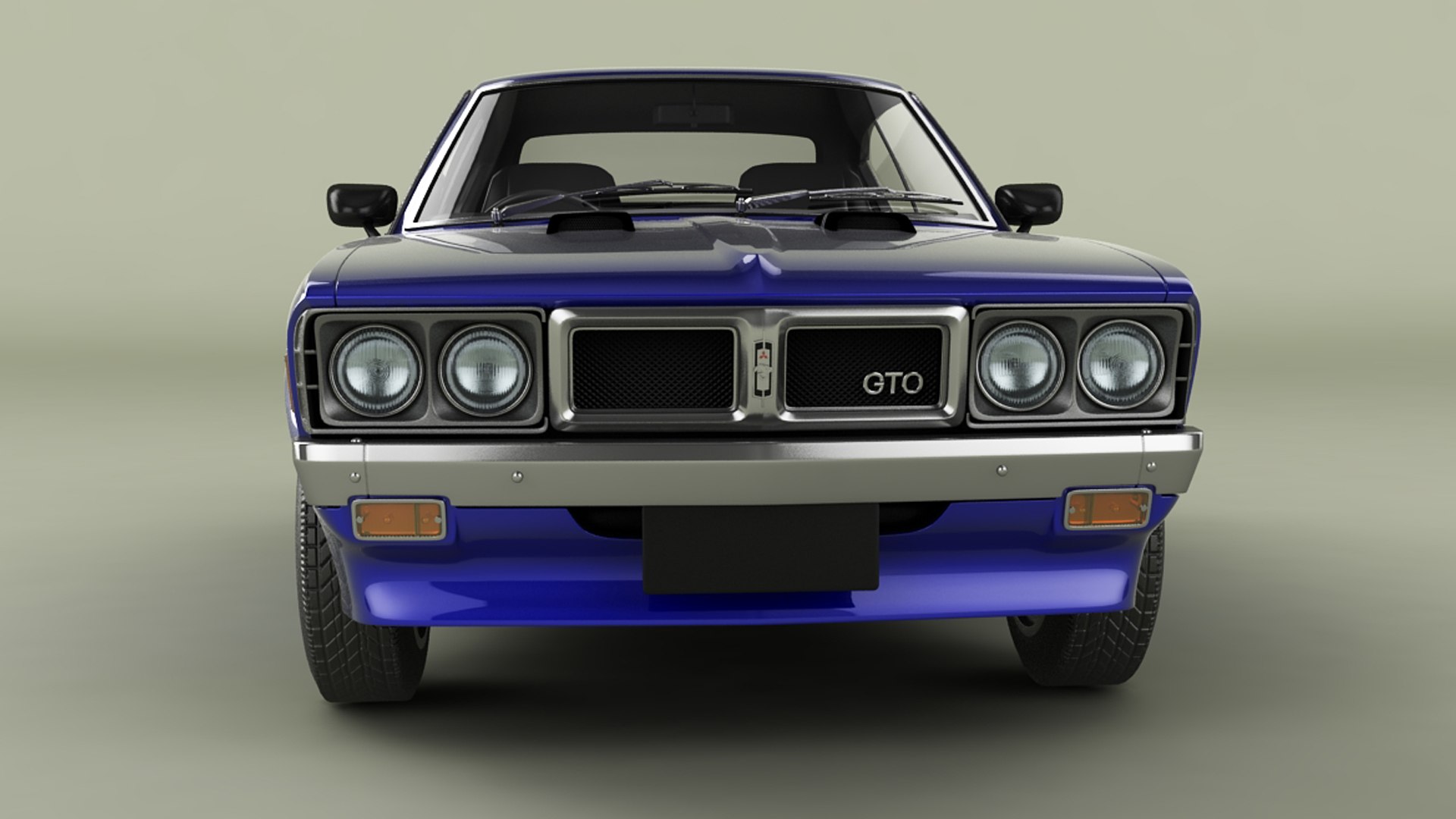 3D Mitsubishi Colt Galant GTO MR - TurboSquid 2219343