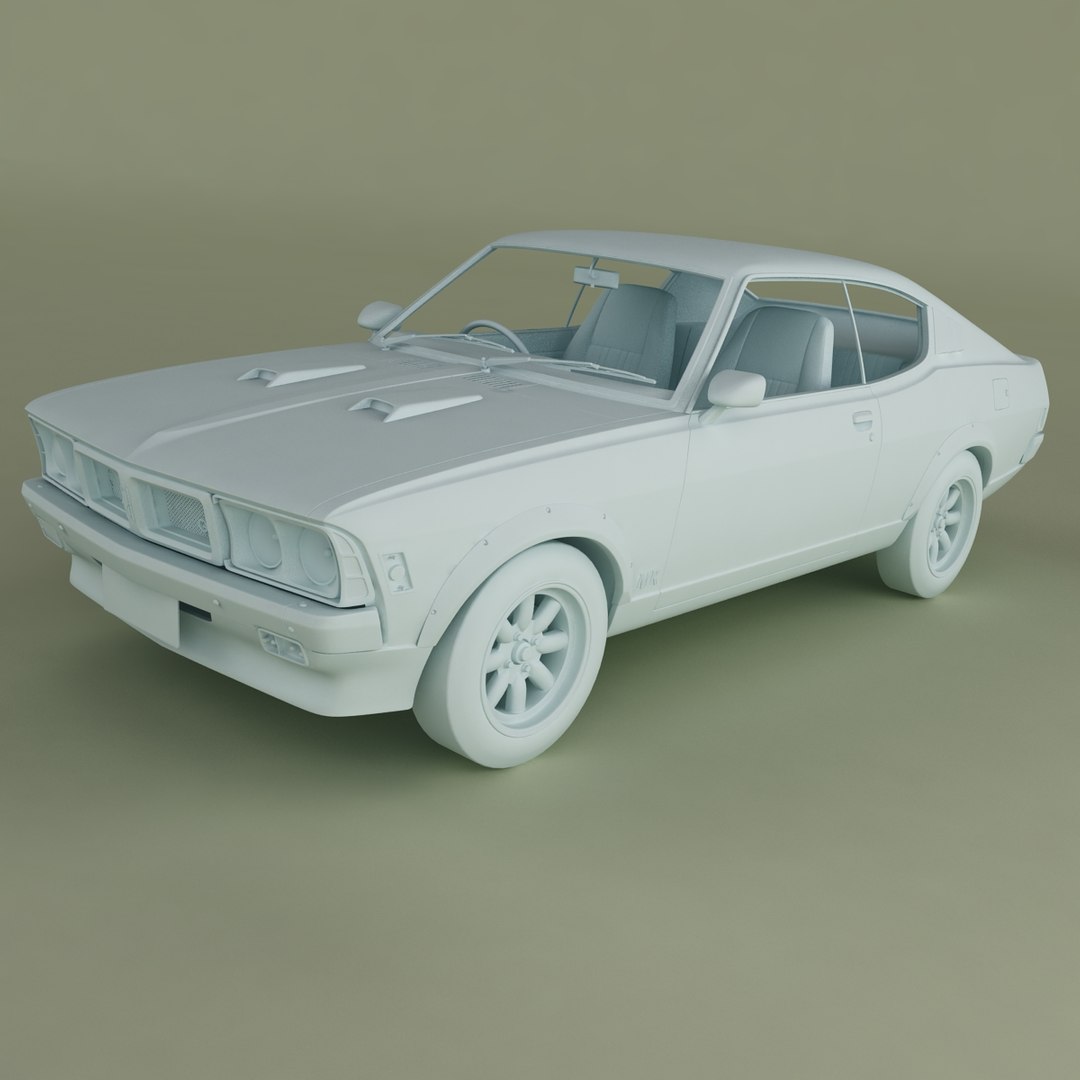 3D Mitsubishi Colt Galant GTO MR - TurboSquid 2219343