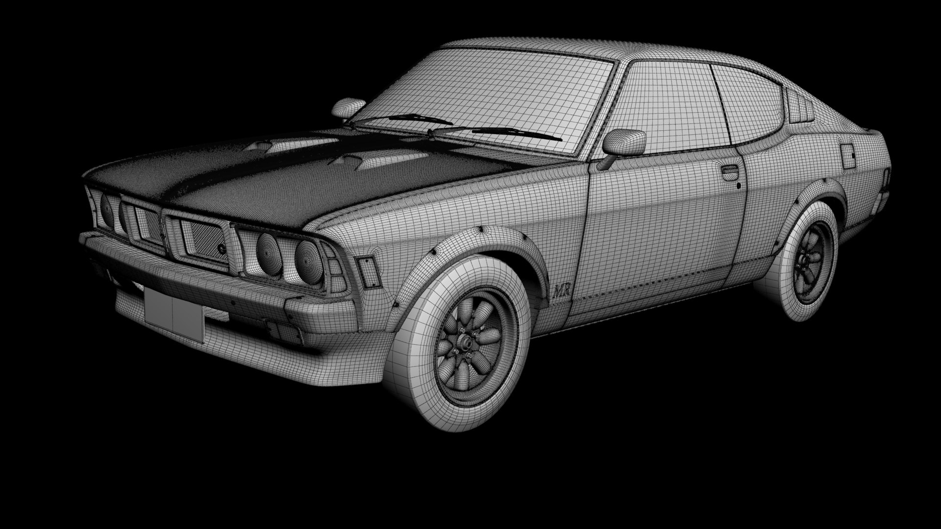 3D Mitsubishi Colt Galant GTO MR - TurboSquid 2219343