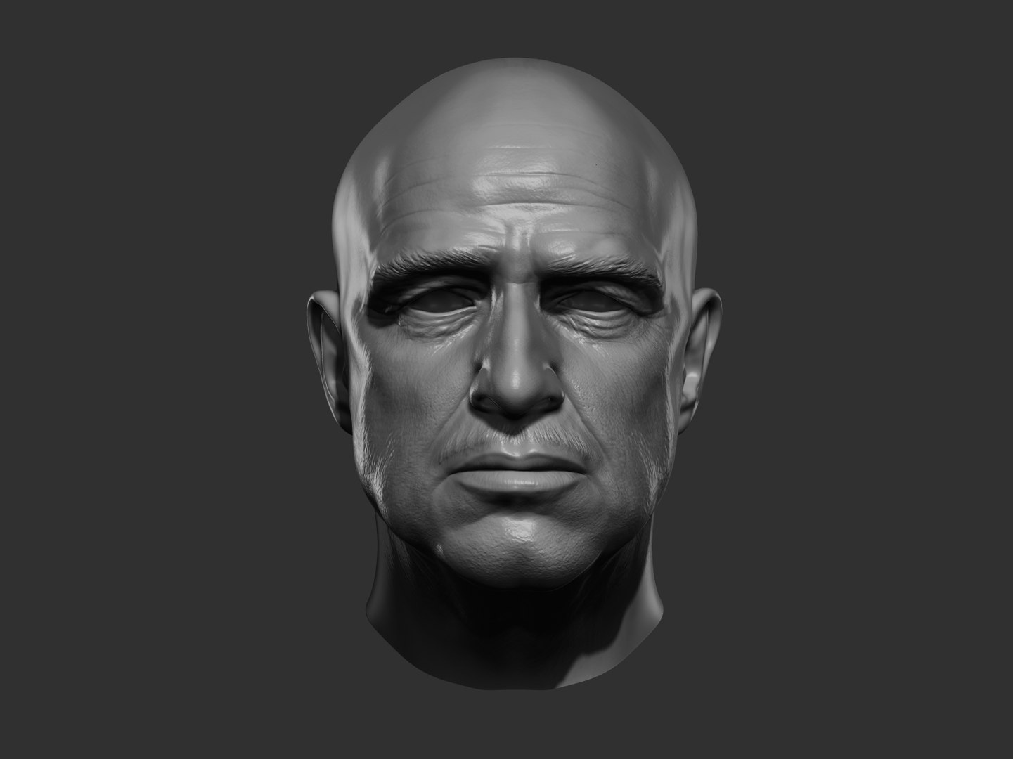 Vito Brando Head 3D Model - TurboSquid 1517817