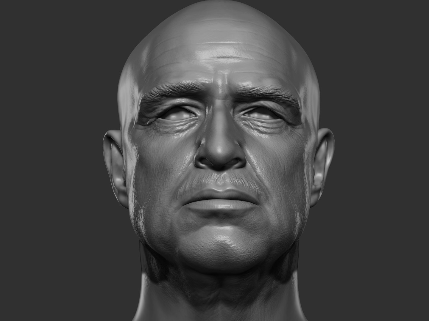 Vito Brando Head 3D Model - TurboSquid 1517817