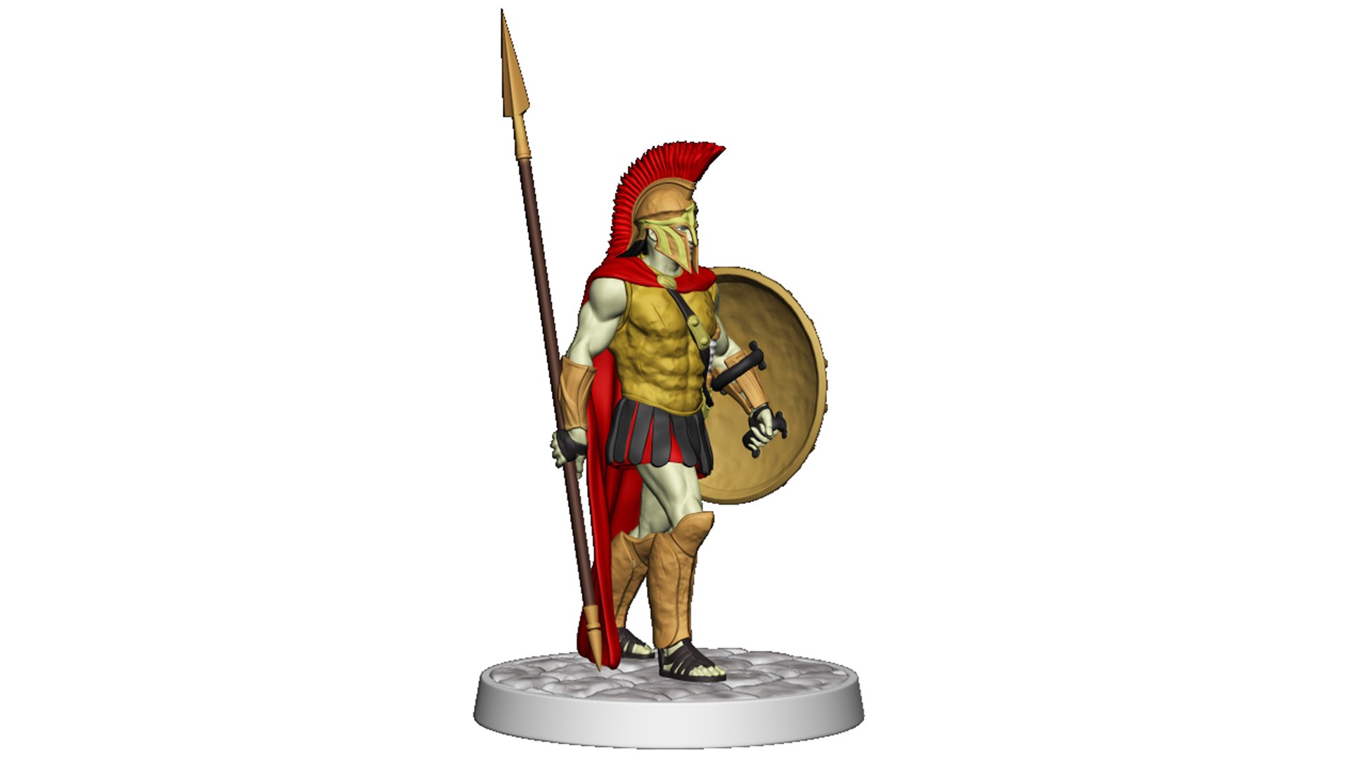 3D Model Spartan 9 Third Set Heavy Spartan Army - TurboSquid 2312838