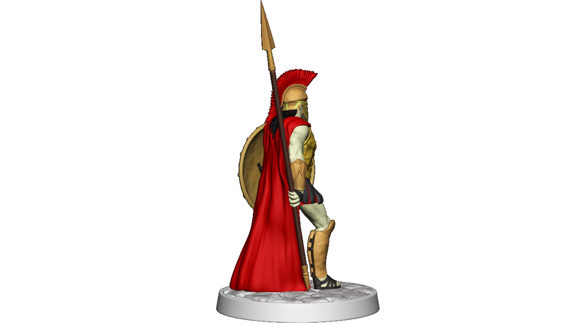 3D Model Spartan 9 Third Set Heavy Spartan Army - TurboSquid 2312838