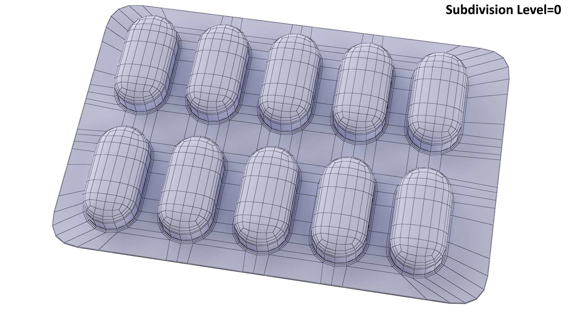 Blister Pills Pack 04 3D Model - TurboSquid 2164698