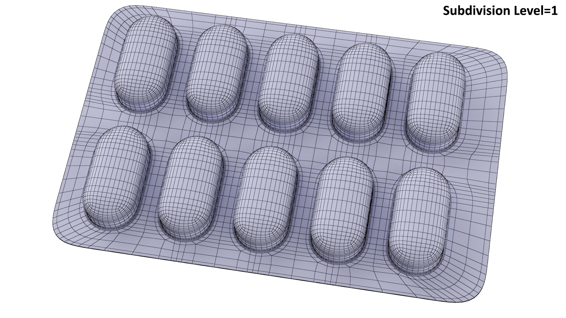Blister Pills Pack 04 3D Model - TurboSquid 2164698