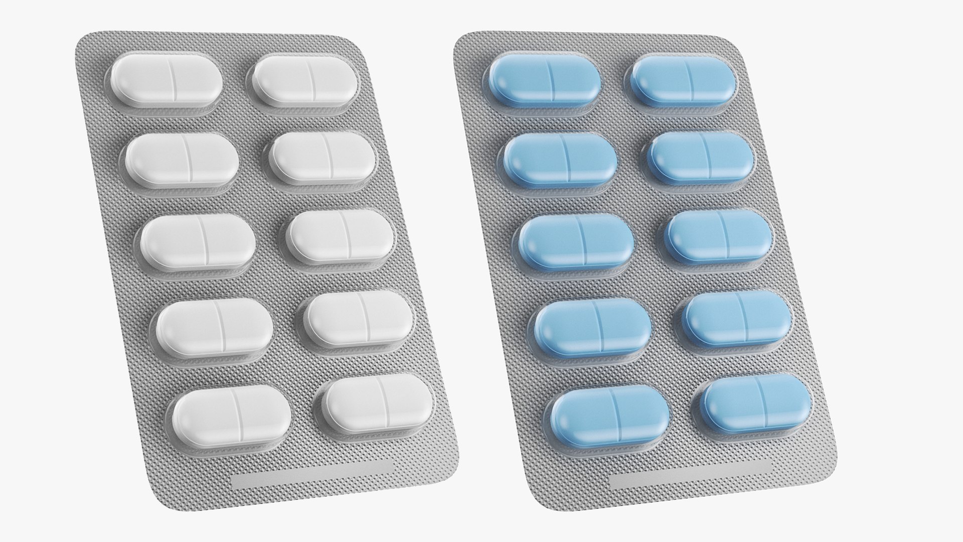 Blister Pills Pack 04 3D Model - TurboSquid 2164698