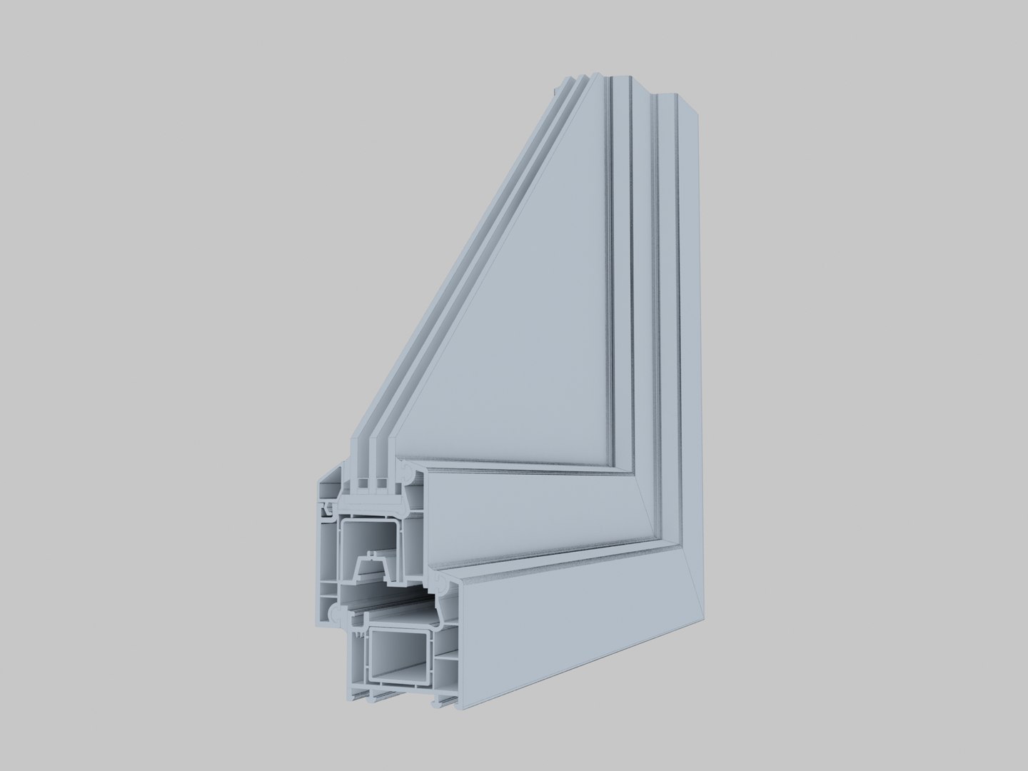 Window Profile In The Section Model - TurboSquid 1744610