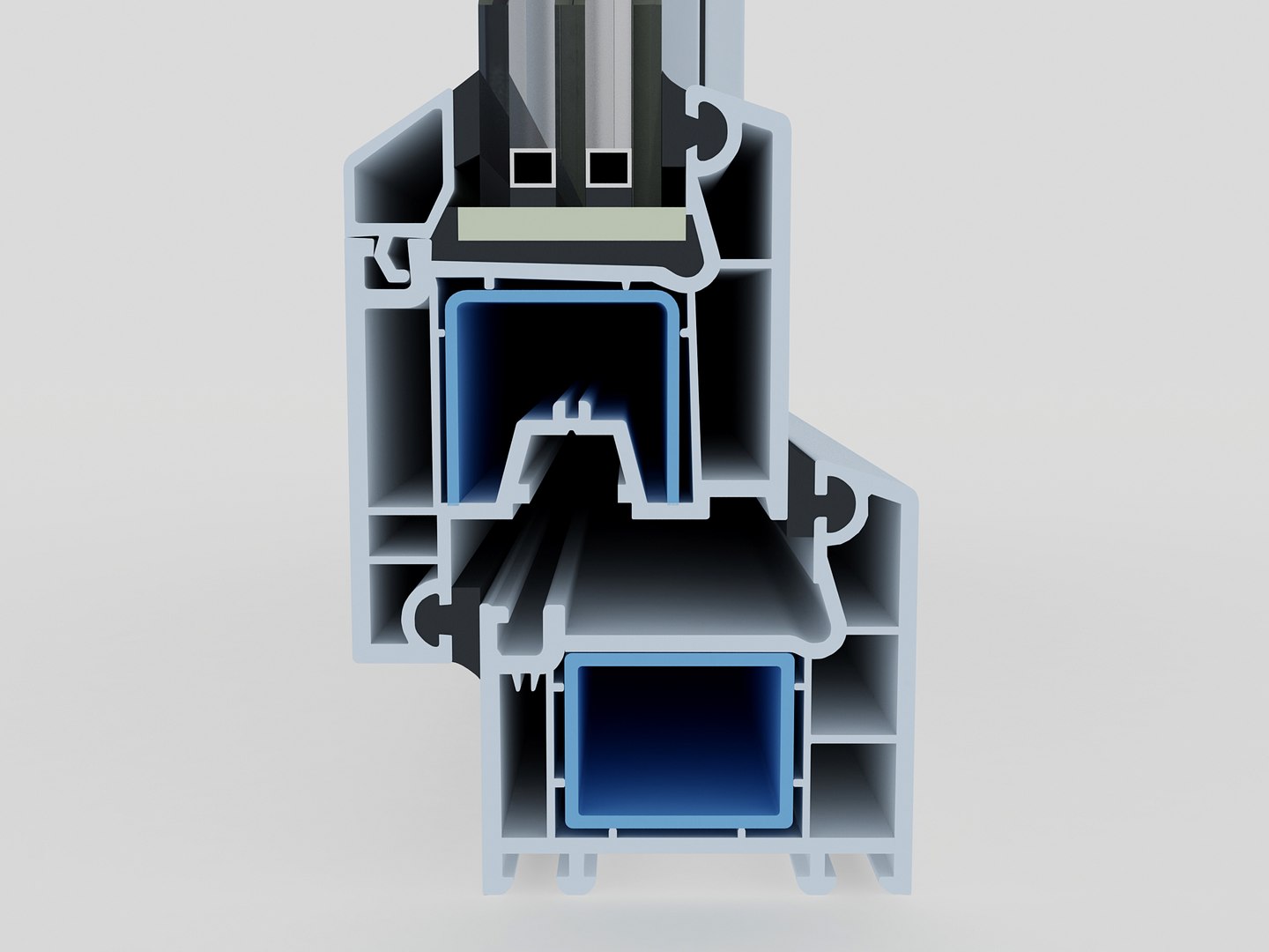Window Profile In The Section Model - TurboSquid 1744610