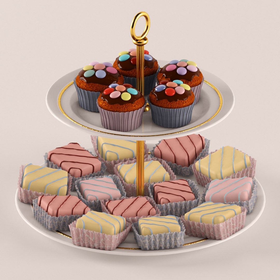 3d Cakes V-ray Realistic Model