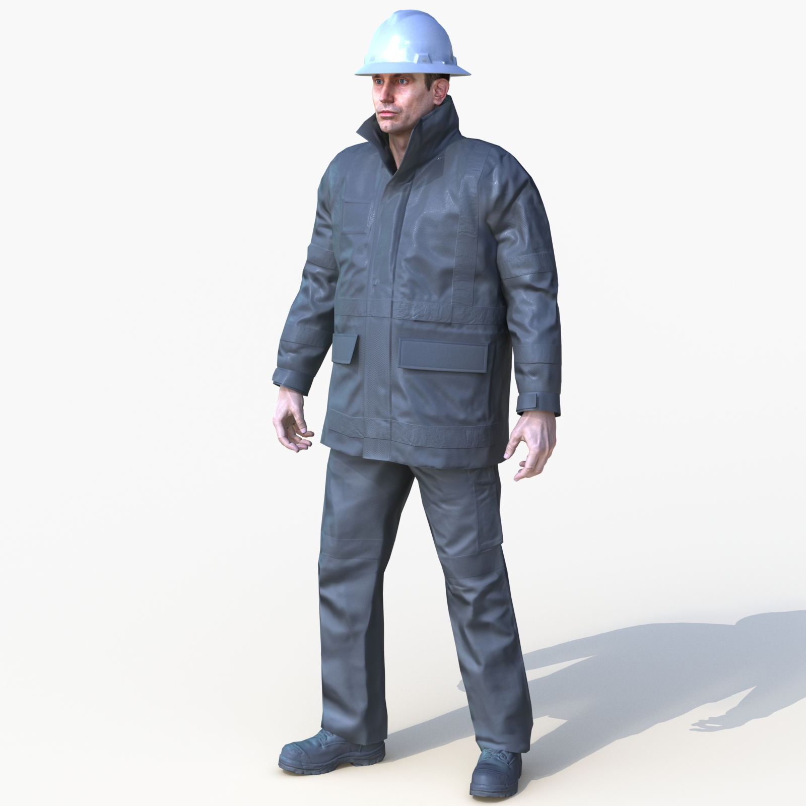 modelo 3d Chaqueta Glen Hi Vis de Workman Mining Safety - TurboSquid ...