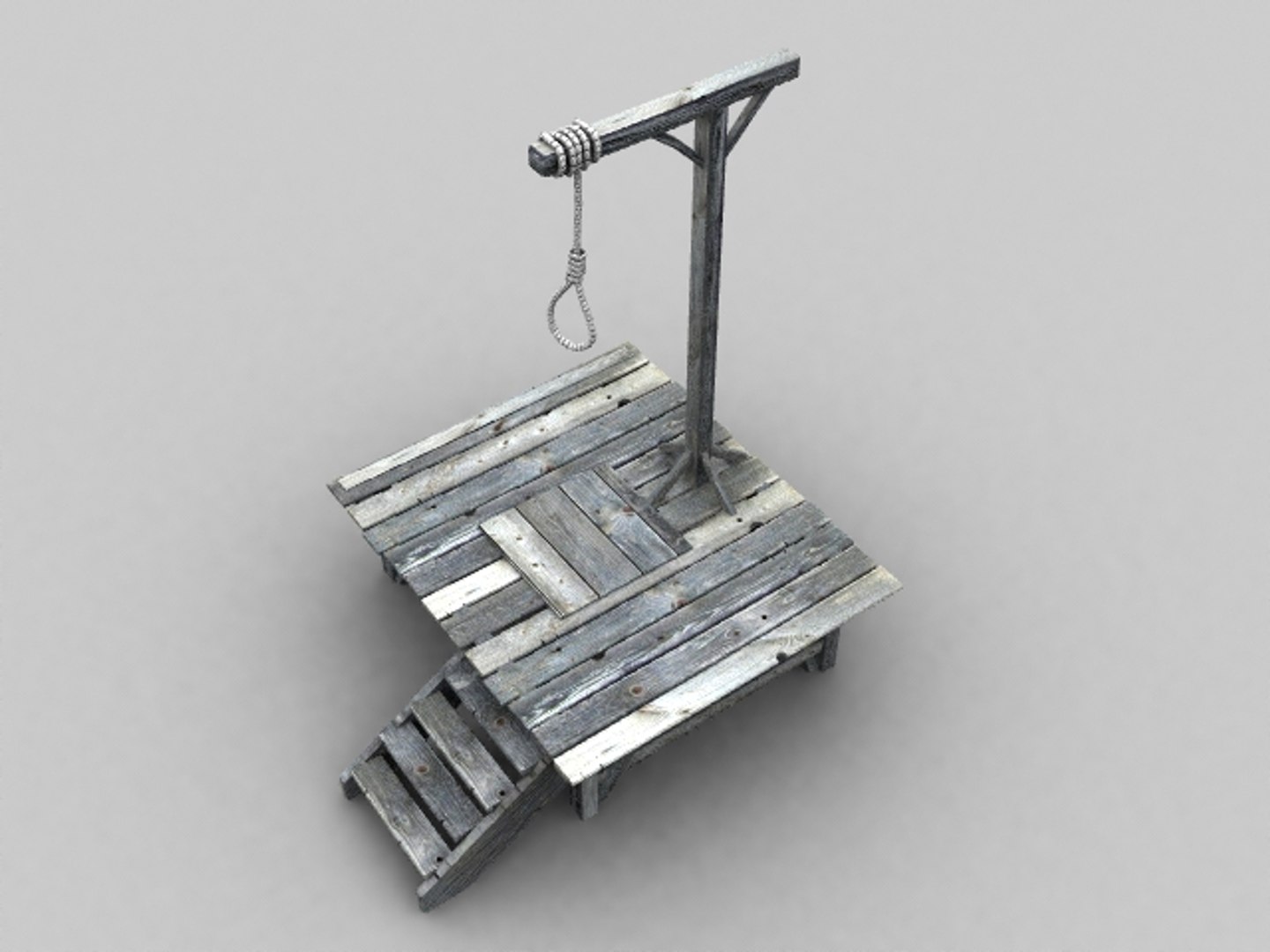 3d Model Gallows