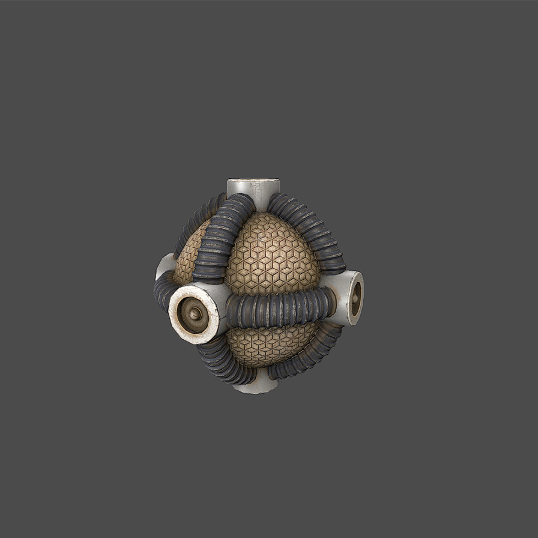 Science-Fiction-Bombe V3 3D-Modell - TurboSquid 742425