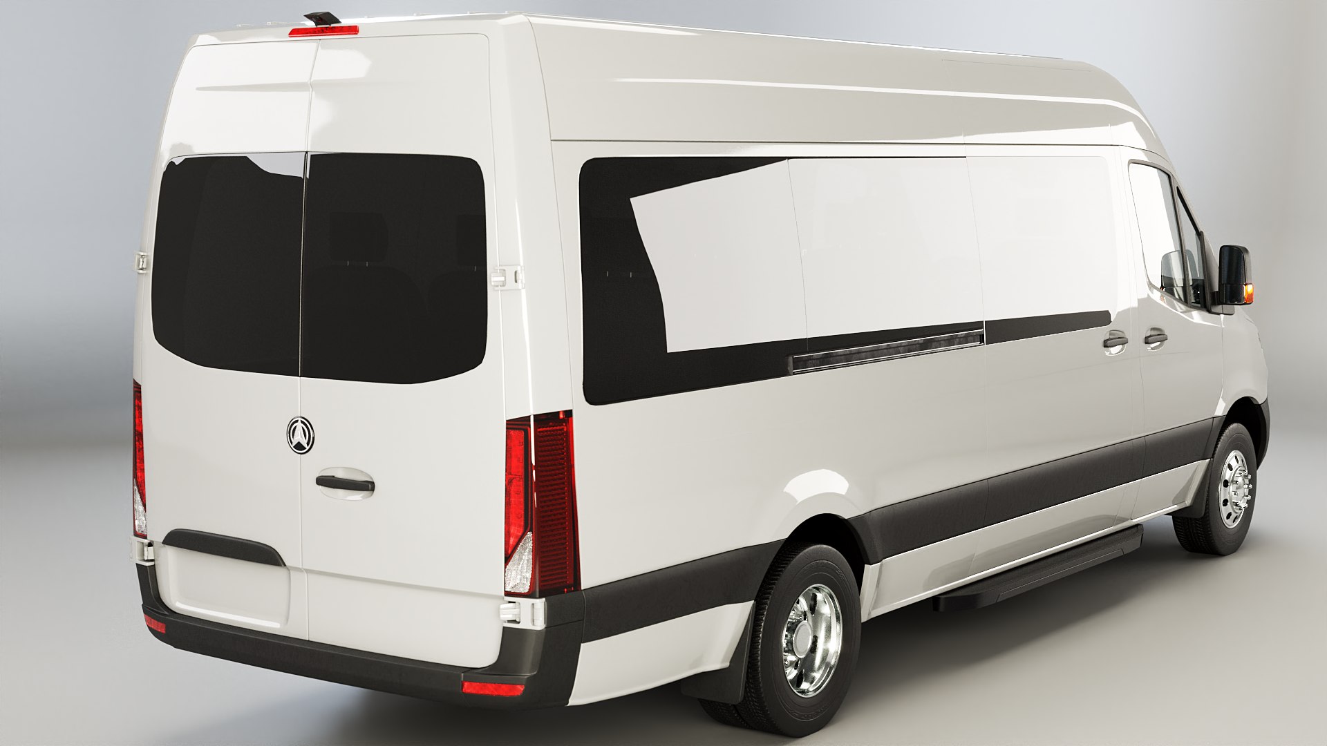 Modern Shuttle Bus Model - TurboSquid 2365055