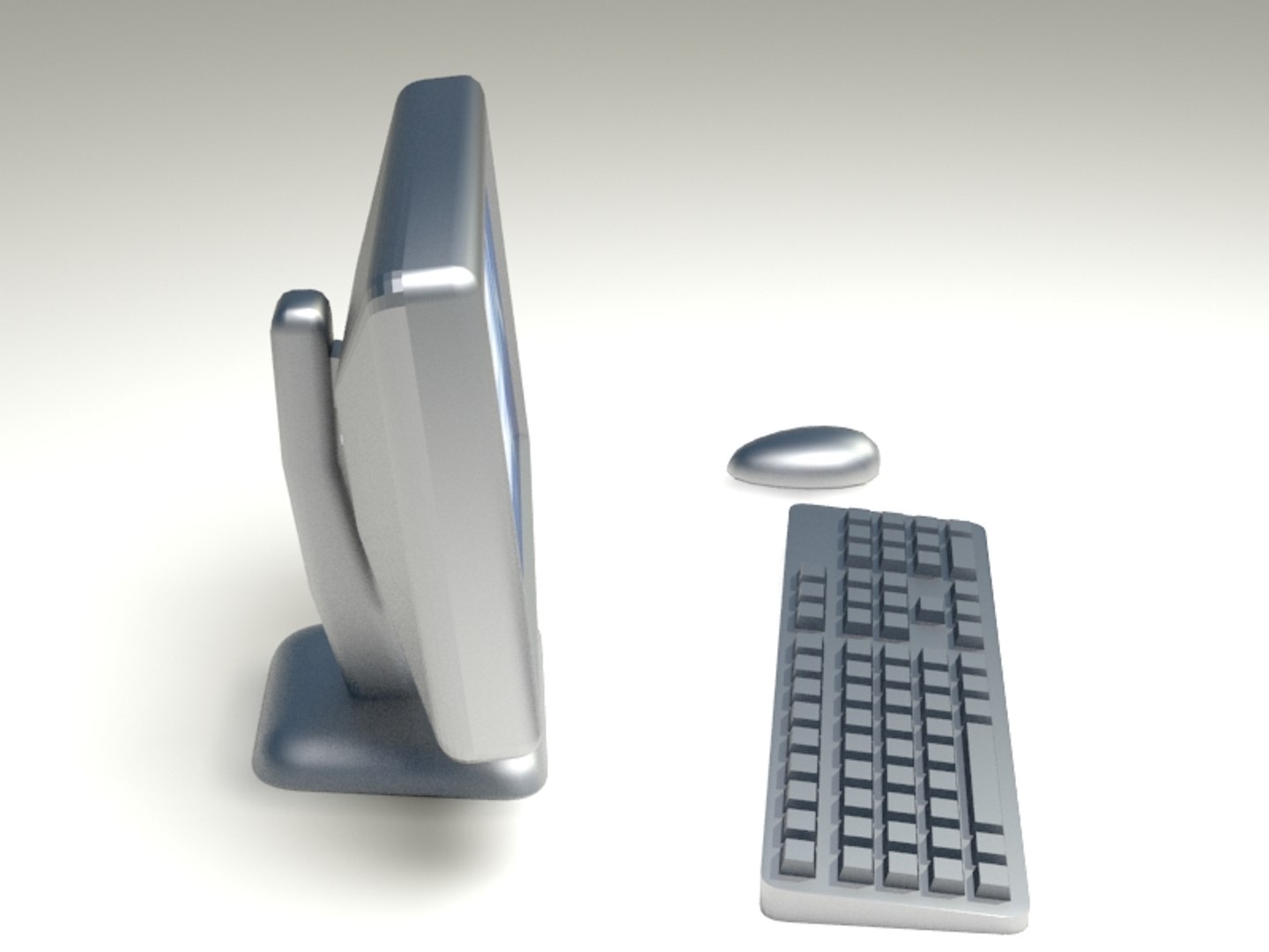 computer keyboard 3d model