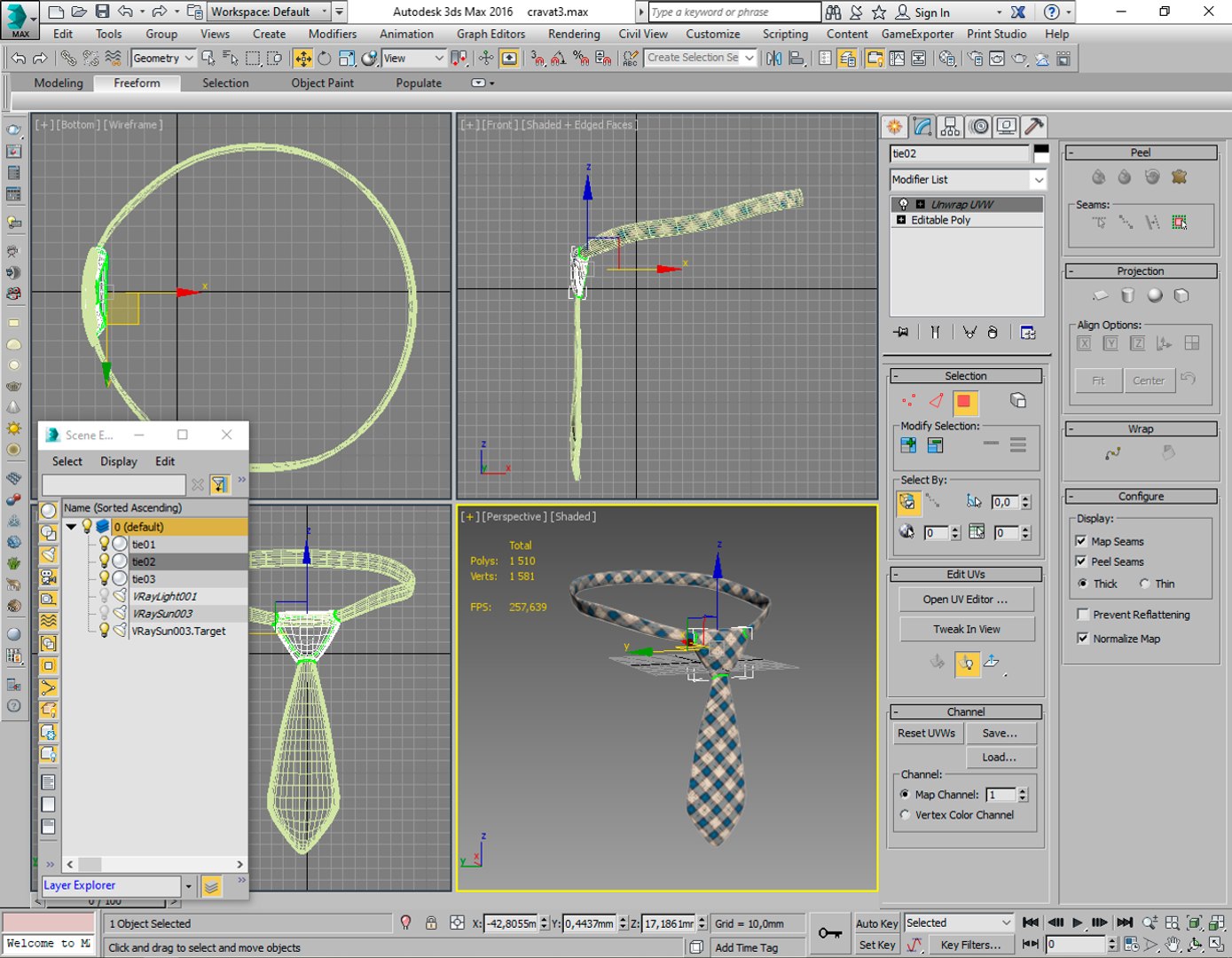 Tie 3D Model - TurboSquid 1791436