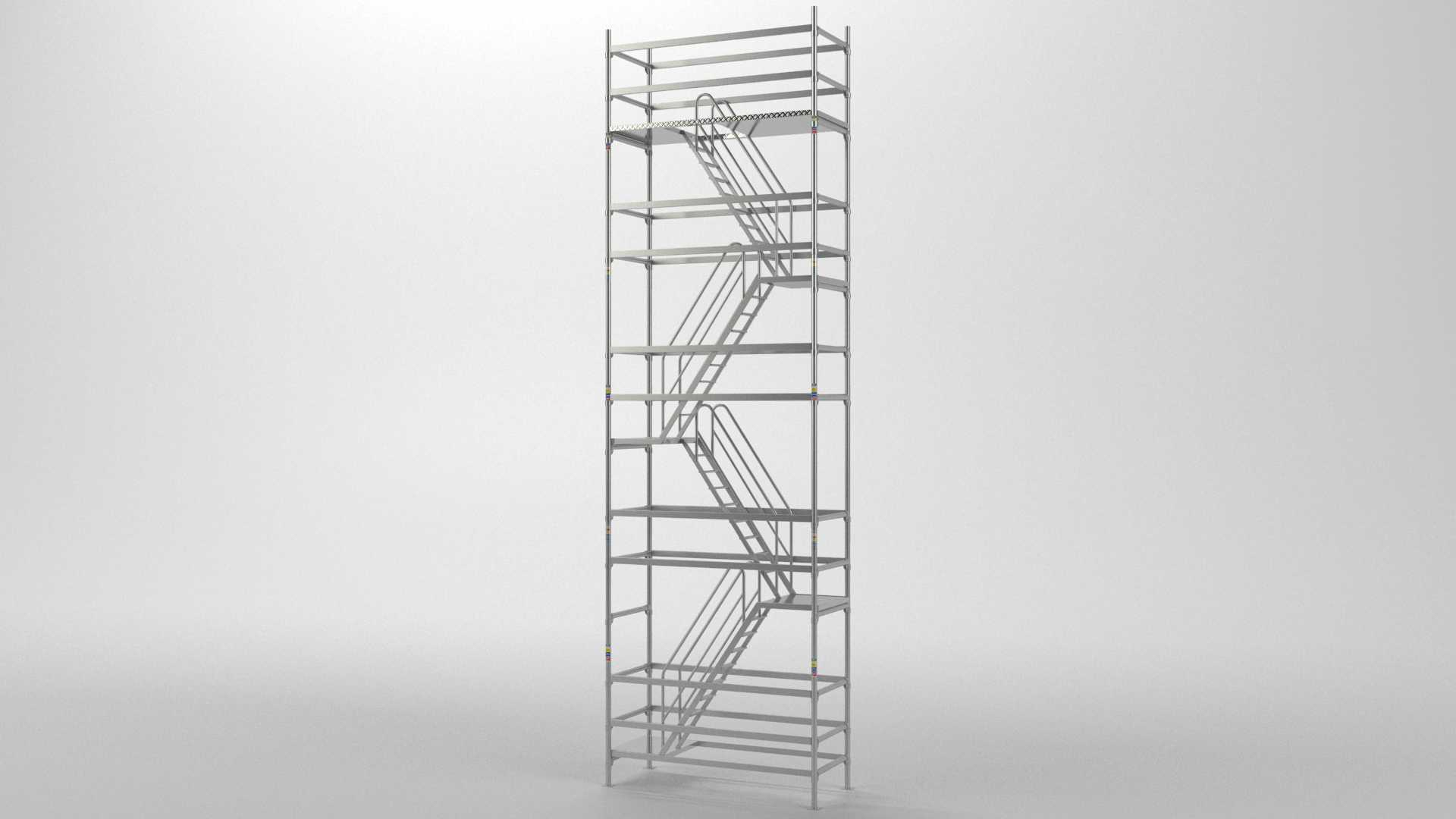3d Scaffold Tower Model