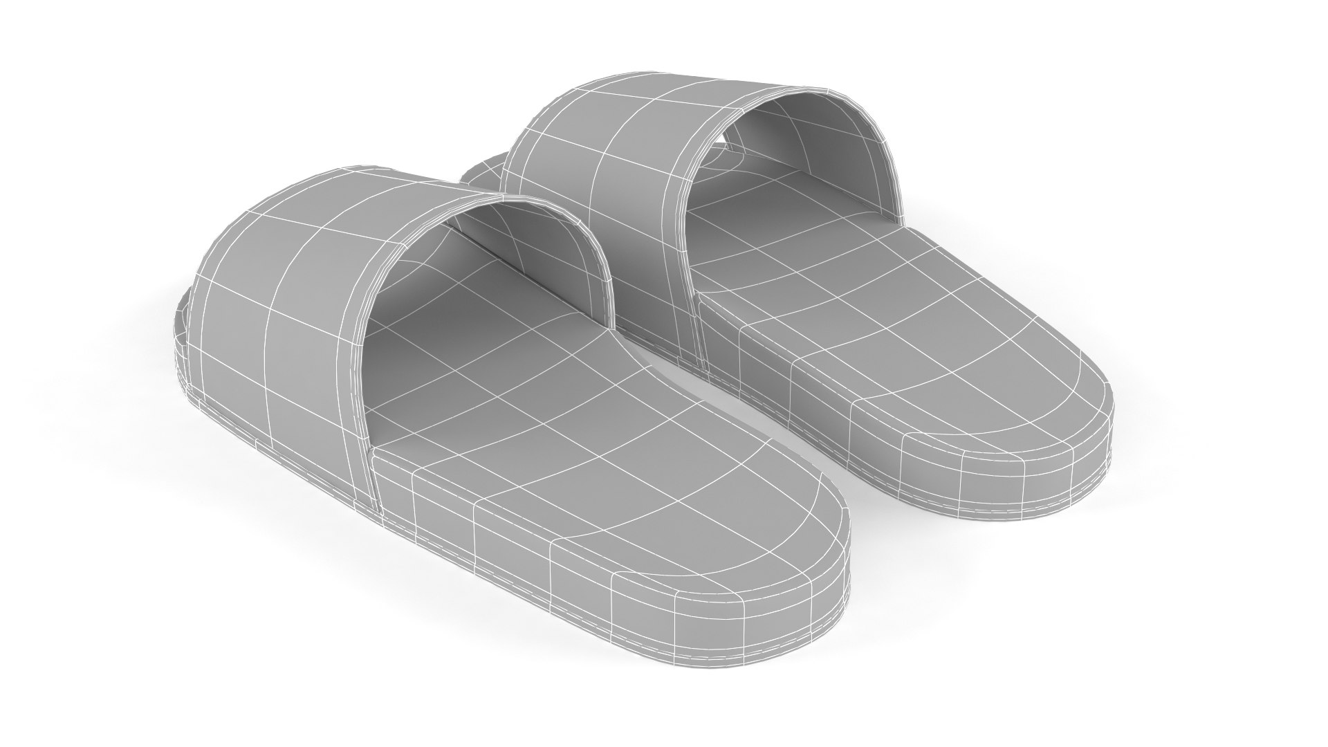Slippers 3D Model - TurboSquid 1870487