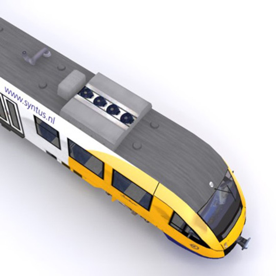 syntus lint train 3d model