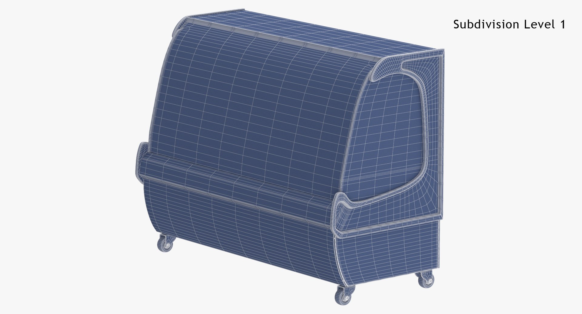 3D Glass Front Deli Counter model - TurboSquid 2084078