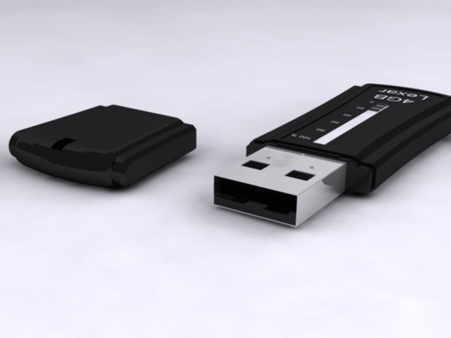Usb Flash Drive 3d Model