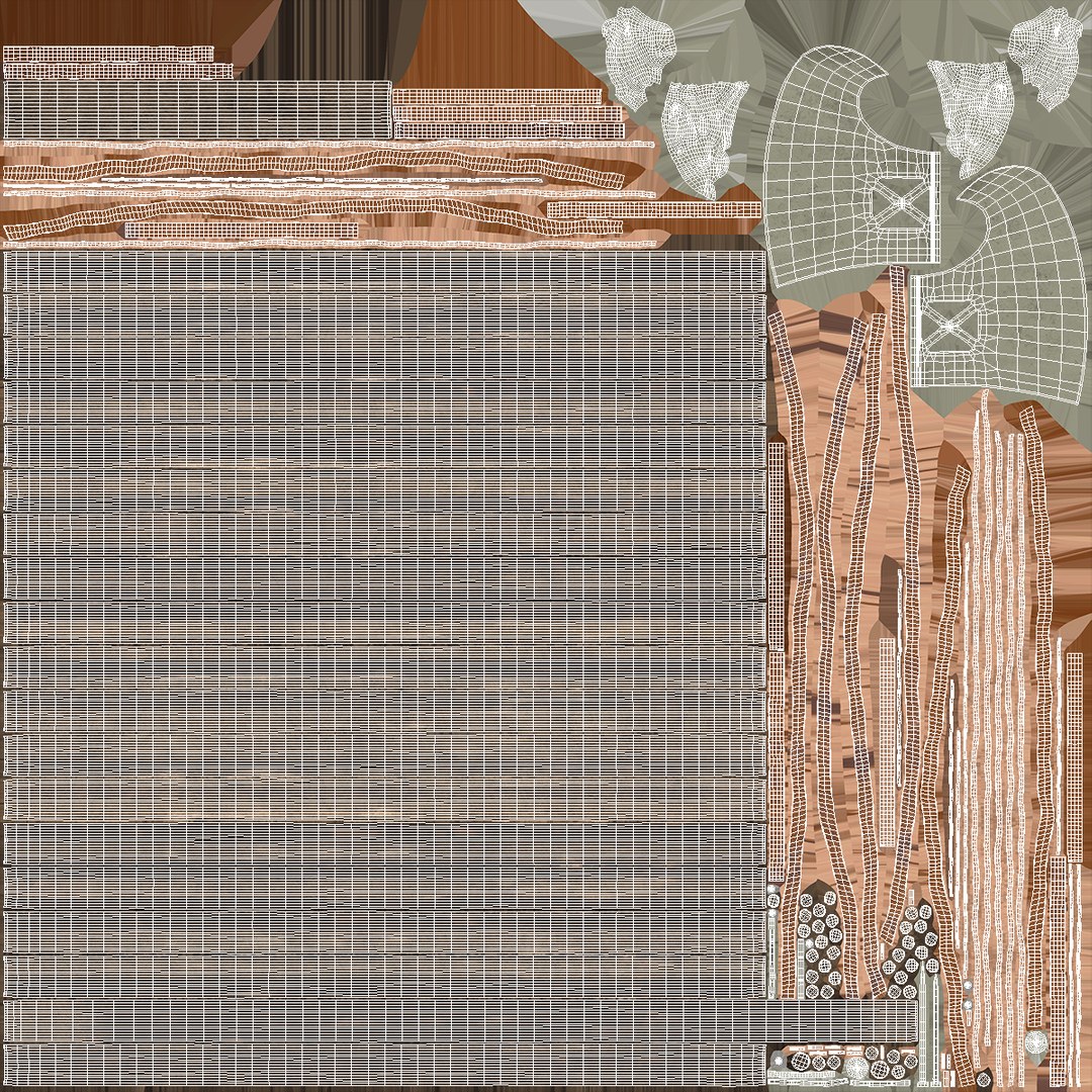 Roman Warrior Holding Fasces Symbol Fur 3D Model - TurboSquid 2423104