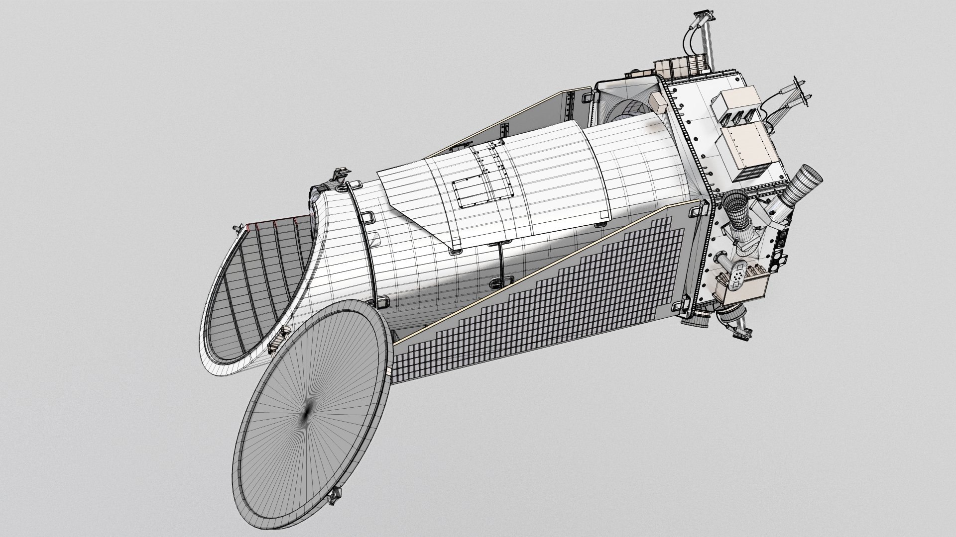 3D Telescope Scope Kepler Model - TurboSquid 1529470
