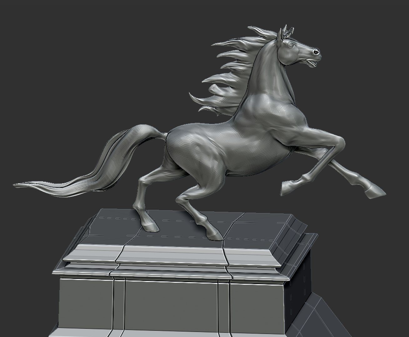 3D Model Horse Sculpture - TurboSquid 1610170