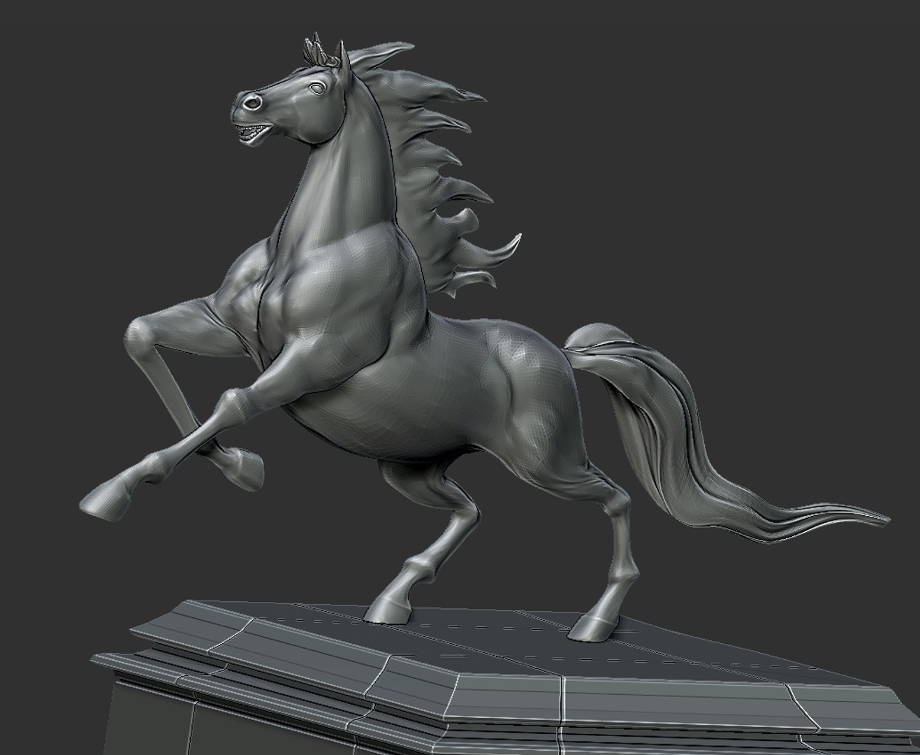 3D Model Horse Sculpture - TurboSquid 1610170