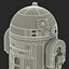 r2 d2 rigged modeled 3d model