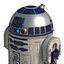 r2 d2 rigged modeled 3d model