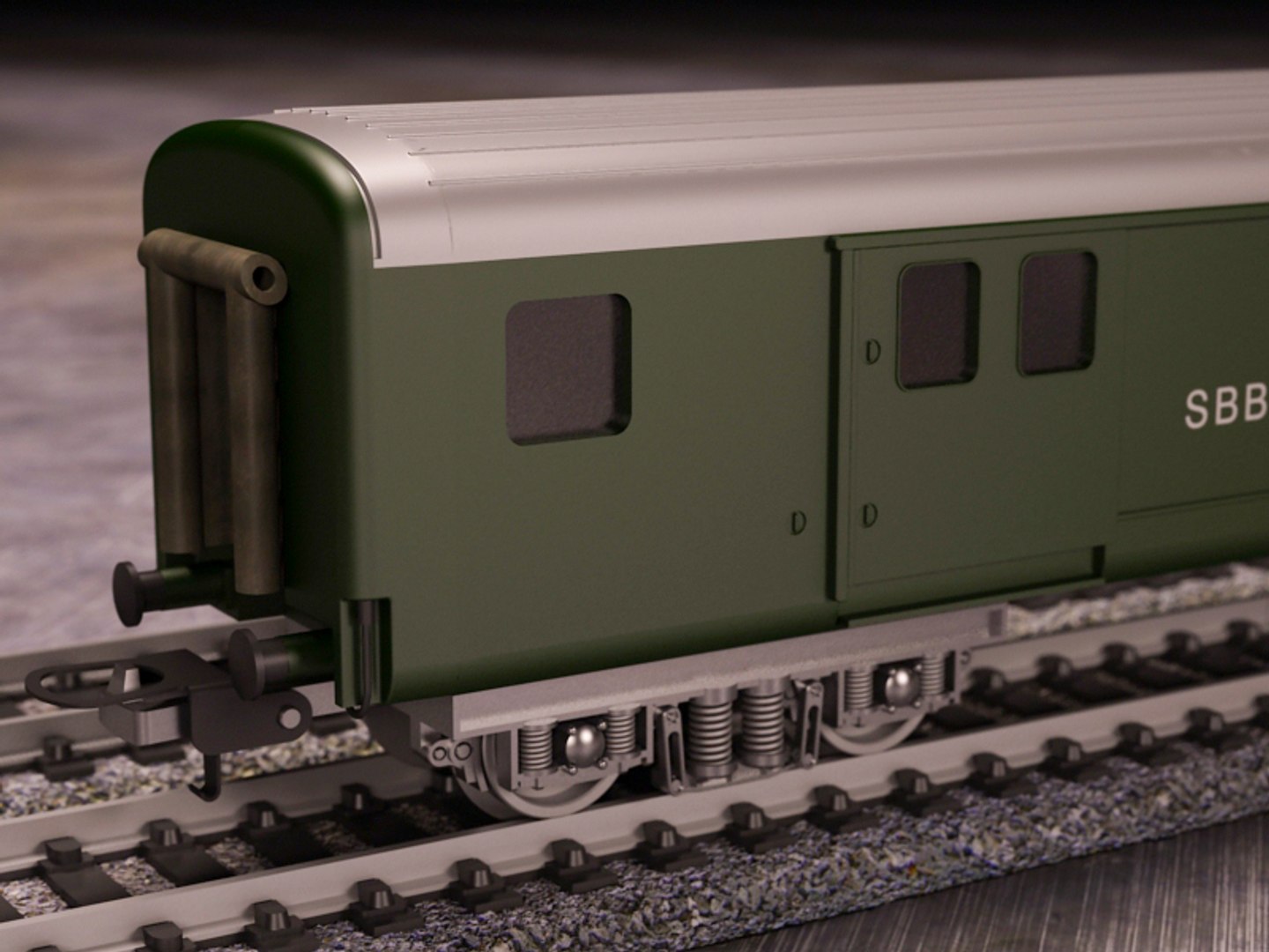 3d Train Sbb Cff